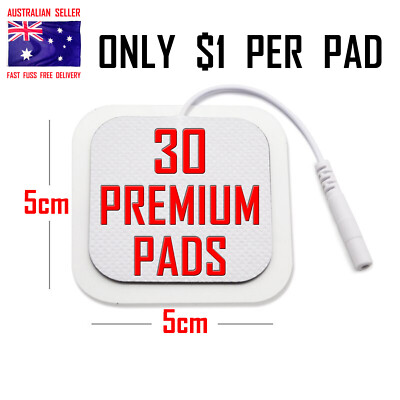 ProTENS Metron Pro TENS compatible PADS - 5cm x 5cm x 30 ELECTRODE ...