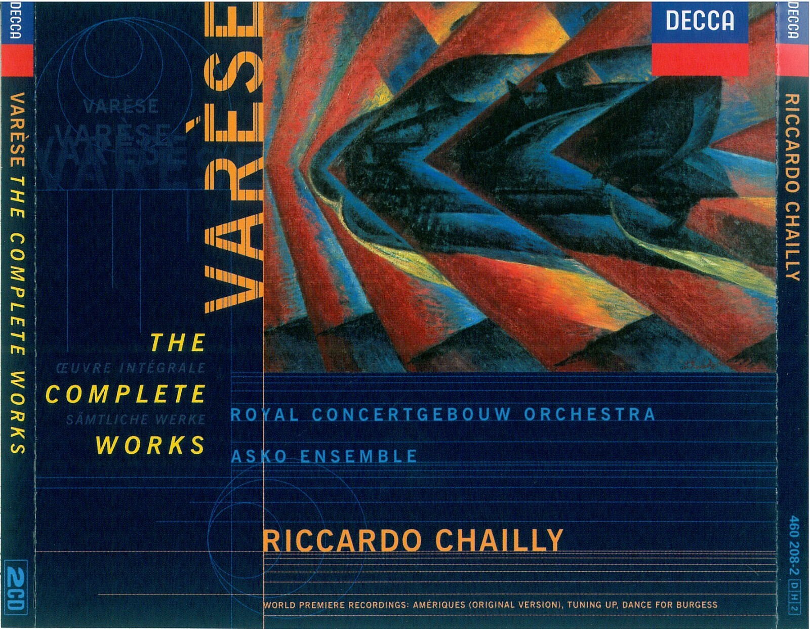 Varese The Complete Works RICCARDO CHAILLY Original Decca 2CD Box ...