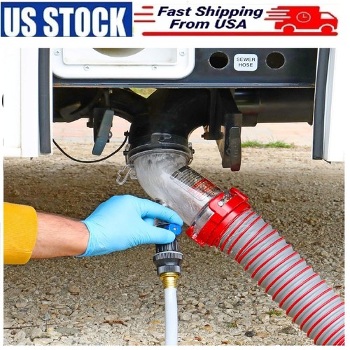 New Rv Parts And Accessories Holding Tank Black Water Flush Sewer ...