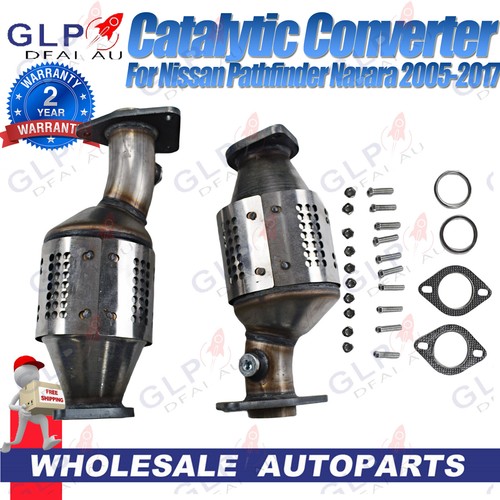 For Nissan Pathfinder Navara V6 Front Catalytic Converter LH & RH 208A2 ...