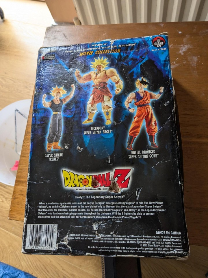 Dragonball Z Movie Collection Battle Damaged Super Saiyan SS Goku ...