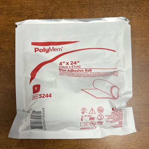 PolyMem Foam Dressing 4 X 24 Inch Roll Non-Adhesive Sterile Cut to Size ...