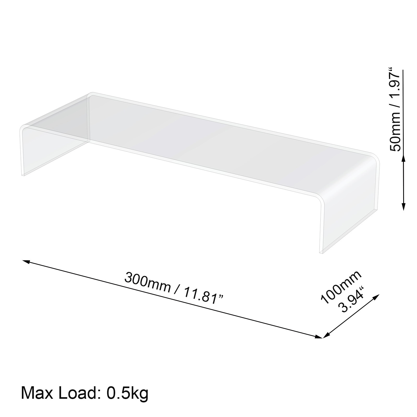 Acrylic Display Shelves Risers Plinths Stands for Collectables Items ...