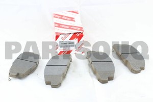 0446536090 Genuine Toyota PAD KIT, DISC BRAKE, FRONT 04465-36090 | eBay