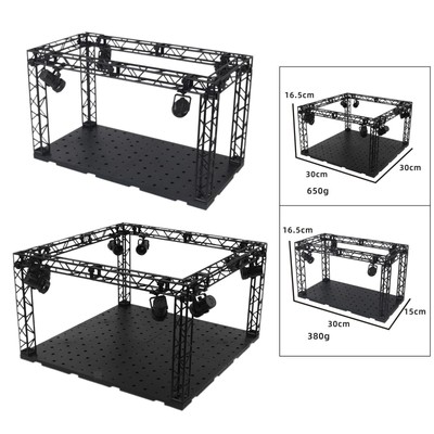 Garage Base Scene Model Display Stage Colorful Lamp Stage for Bandai | eBay