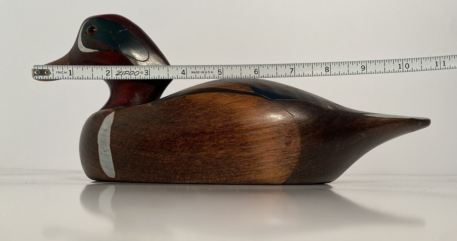 Vintage Duck Decoy By John Jeffrey Barto, Green-Winged Teal, Hand ...