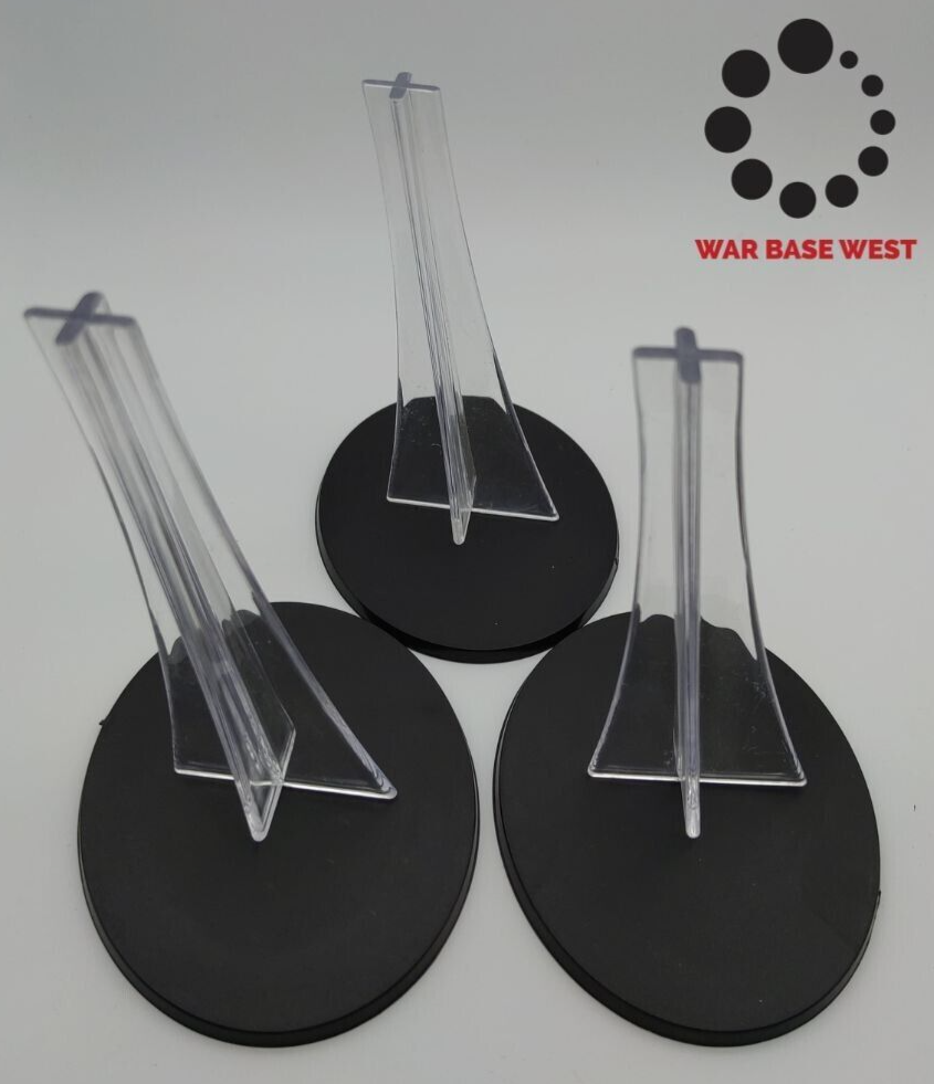 Lot Of 3 120mm x 92mm Large Oval Bases + Flying Stems Used For ...