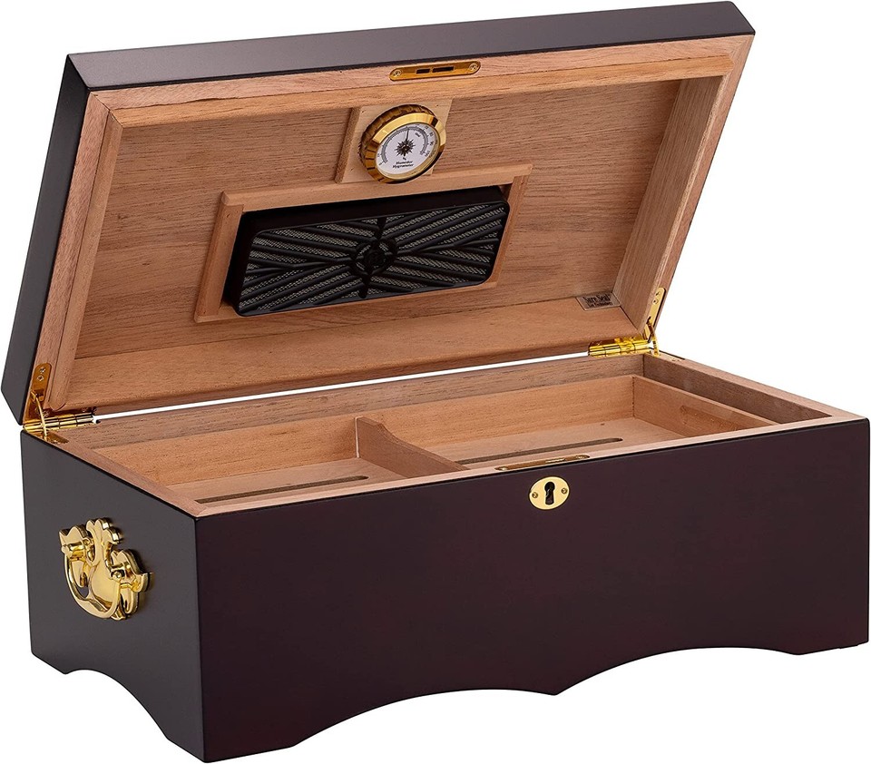 Humidor Supreme Cordoba Large Cigar Humidor Wood Box - 200 Cigars ...