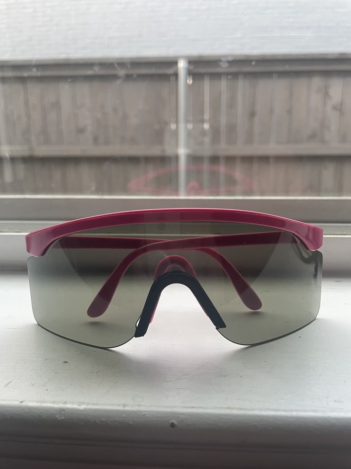 Vintage Oakley Pink Oakley Razor Blade sunglasses 80s | eBay