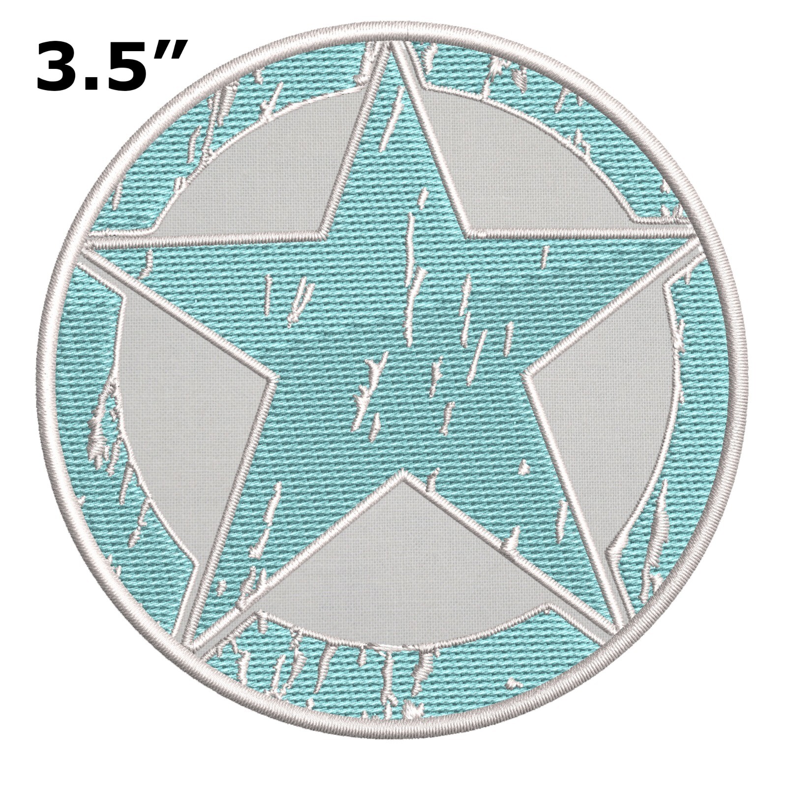 Oscar Mike Star Logo Patch Embroidered Iron-on Applique Retro Vintage ...