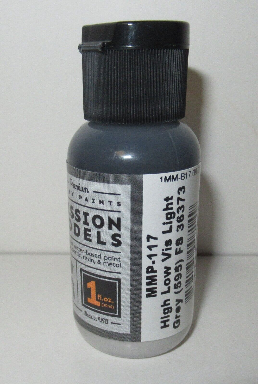 Mission Models Premium Hobby Paint High Low Vis Light Grey FS 36373 1oz ...