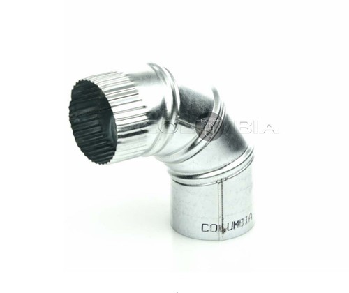 Round elbow (90°), size 16", 26 Gauge, Adjustable | eBay