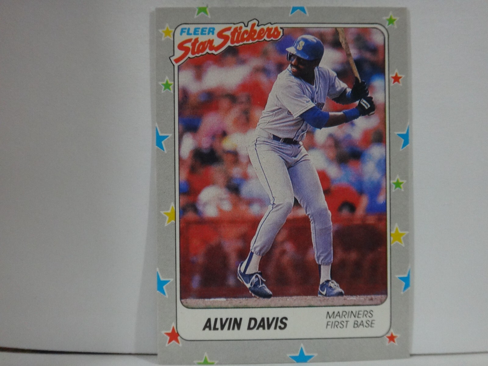 1988 Fleer Star Stickers Seattle Mariners Baseball Card #59 Alvin Davis | eBay