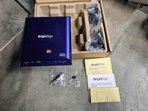 BrightSign XD233 4K Advanced HTML5 Std/O Player (DI) wireless module ...