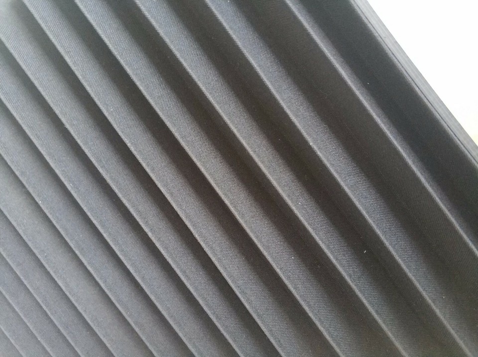 Fire retardant accordion bellow, defend hot chips milling machine ...