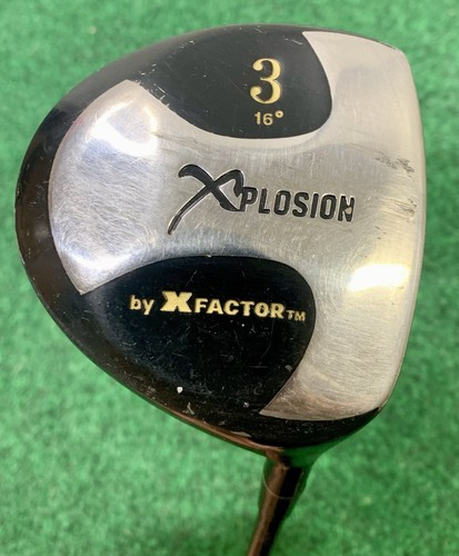 Hammer Xplosion by X Factor 3 Wood Golf Club 16 Degree R Flex Graphite ...