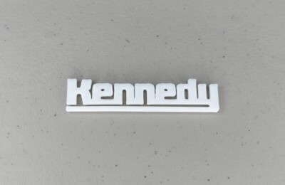 Kennedy Kits Tool Box "Kennedy" Label Placard Emblem Plastic | eBay