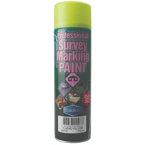 Balchan Professional Survey Marking Paint Fluro Yellow 350g | eBay