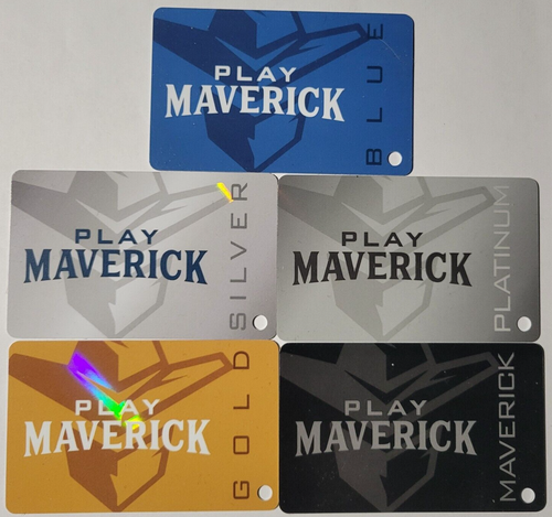 Maverick Gaming, Central City & Black Hawk CO, 5 New/Blank/Unused Slot ...