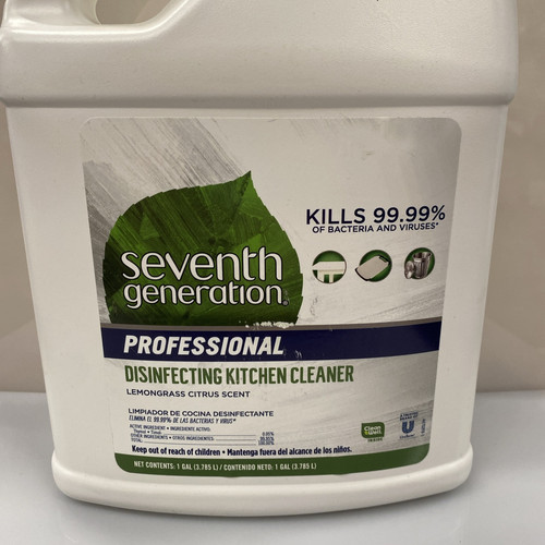 SEVENTH GENERATION Disinfecting Kitchen Cleaner Lemongrass - 1 GAL | eBay