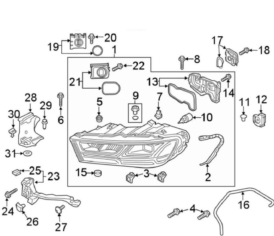 OE LED Matrix Driver Modul Porsche Macan Panamera 911 Cayman 718 ...