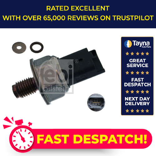 Fuel Pressure Sensor fits CITROEN NEMO AA 1.4D 2008 on 1920GW 1920GWS1 ...