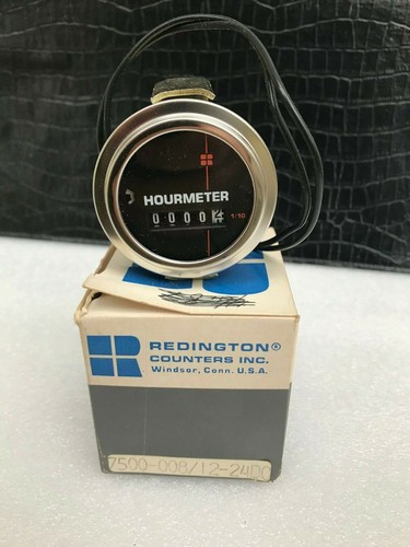 *NEW IN BOX* REDINGTON COUNTERS - 7500-008 - DC ELECTROMECHANICAL HOUR ...