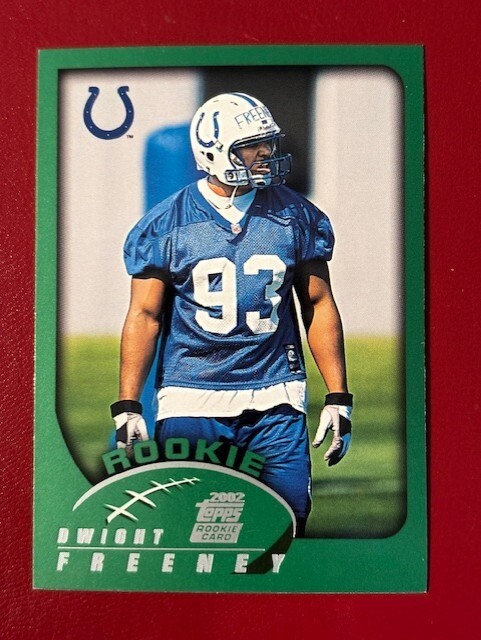 Dwight Freeney 2002 Topps #316 Indianapolis Colts Rookie Football Card ...