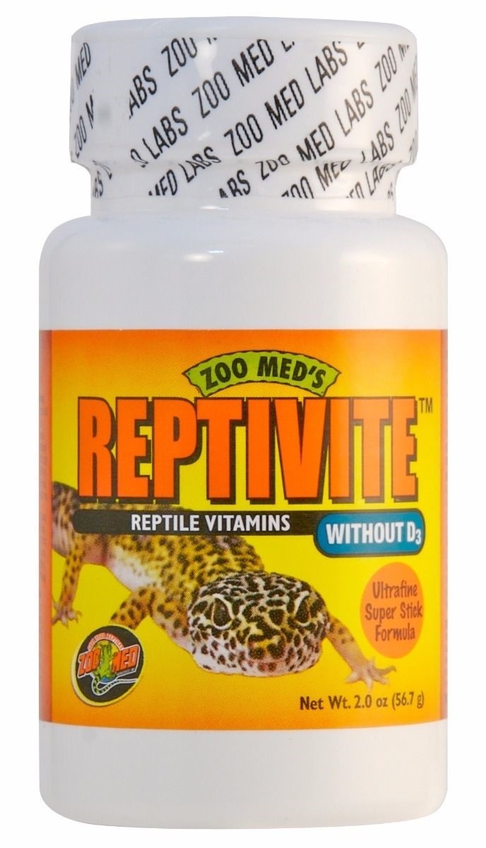 Zoo Med Reptivite without D3 Reptile Vitamins & Calcium Powder 2oz | eBay