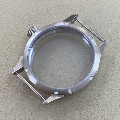 42MM Stainless Steel Watch Case for ETA 6497 6498 ST3600 Hand Winding ...