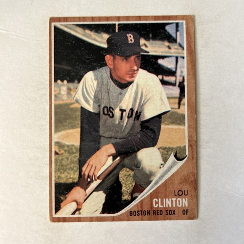 1962 Topps Baseball Lou Clinton Boston Red Sox Card #457 | eBay