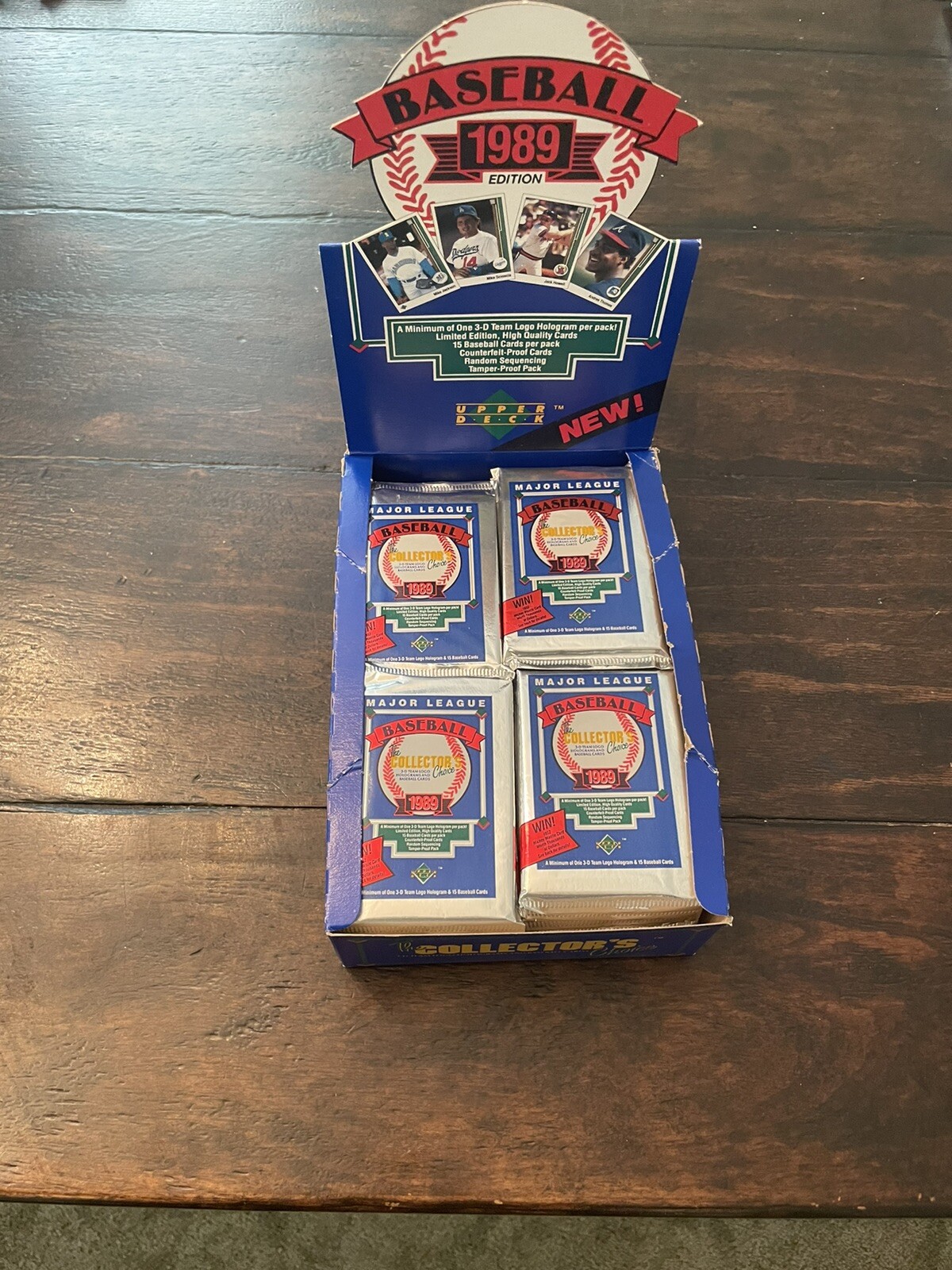 (1) Unopened Pack 1989 Upper Deck LOW Series From A Sealed Case FASC ...