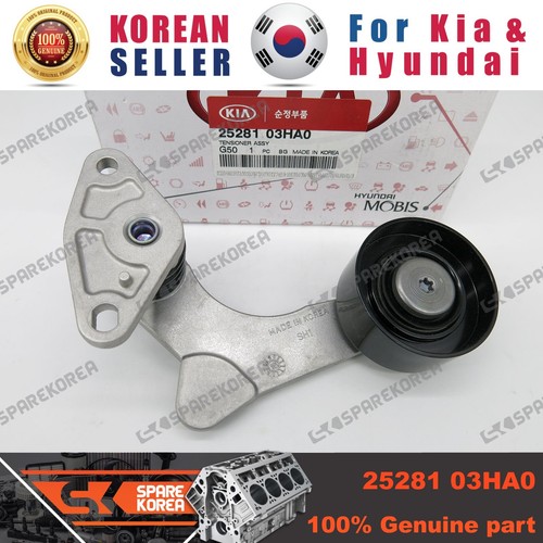 Genuine/OEM 2528103HA0 TENSIONER ASSY for Hyundai Ioniq | eBay