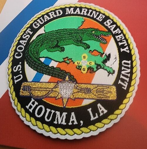 COAST GUARD MARINE SAFETY UNIT HOUMA LA. ALLIGATOR PATCH | eBay