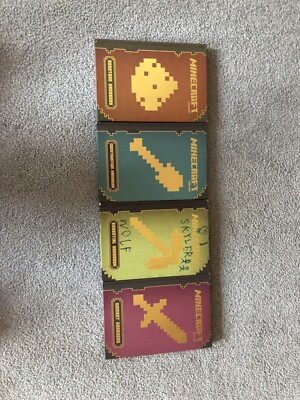 MINECRAFT THE COMPLETE HANDBOOK COLLECTION MOJANG HARDCOVER 4 BOOKS | eBay