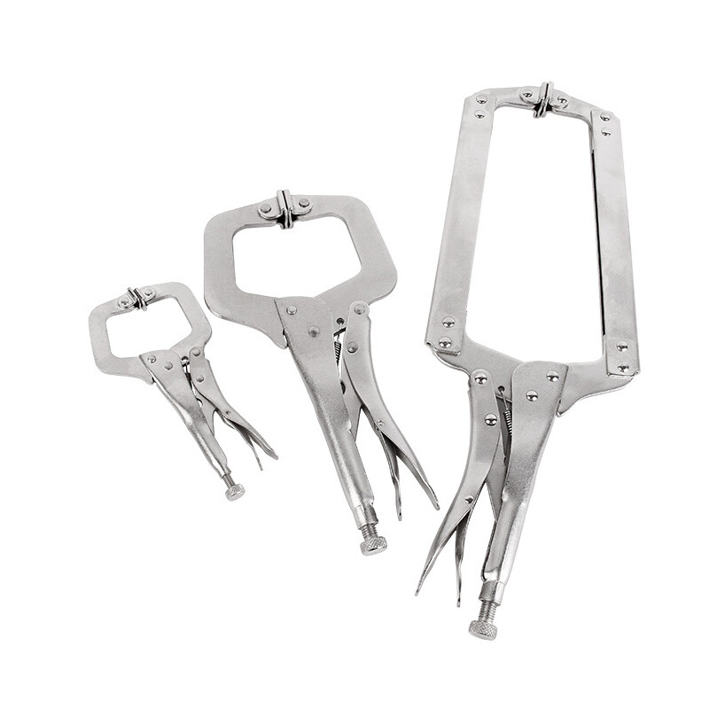 Vise Grip Type Locking Plier Set 6" 11" 18" Panel Beating Welding C ...