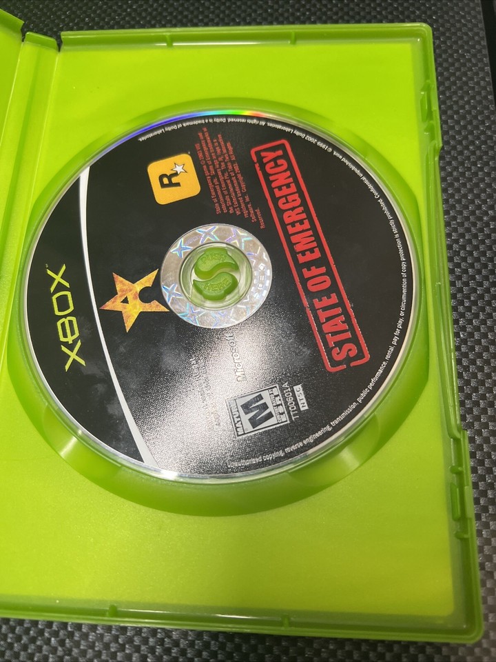 State of Emergency (Microsoft Xbox, 2003) No Manual Light Scratches ...