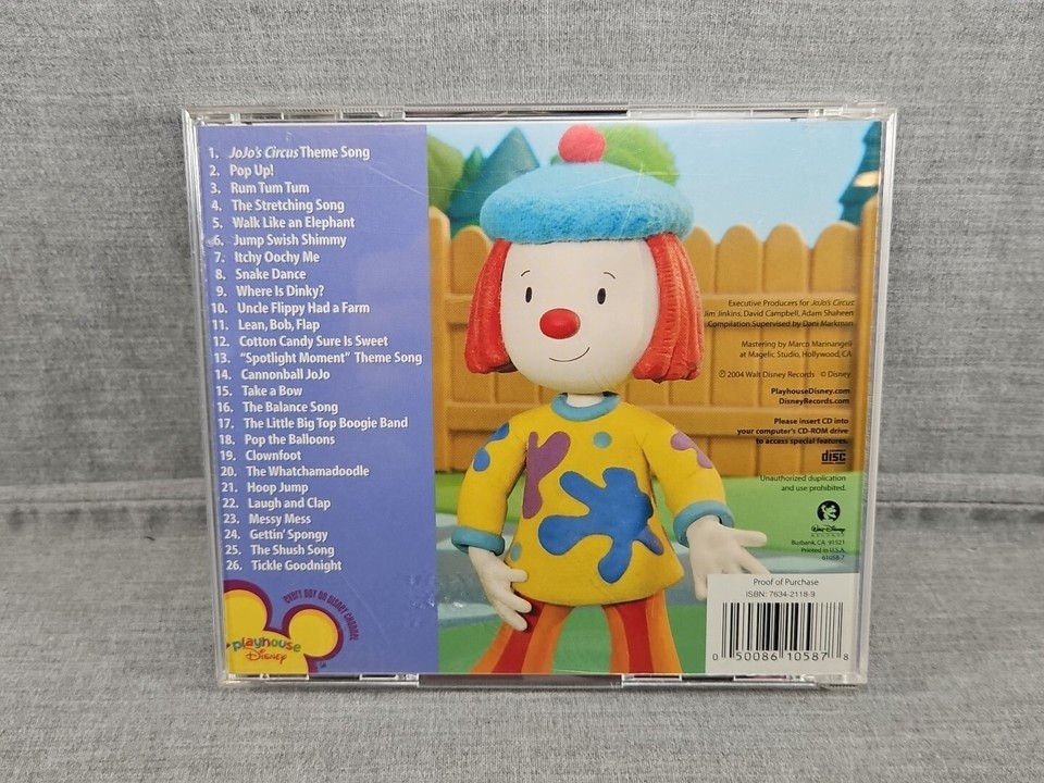 Songs from Jojo's Circus (CD, 2004, Playhouse Disney) 50086105878| eBay