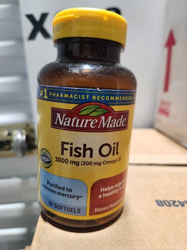 Brand New Nature Made Heart Health Fish Oil 1000mg 300mg Omega3 200 ...