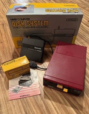 Nintendo Famicom Disk System HVC-022 In Box NEW BELT AC Adapter US ...