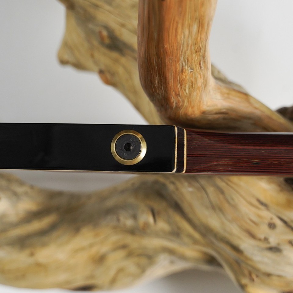 PMZ Archery Bright Topcoat Handle Longbow 65'' Wood Takedown ...