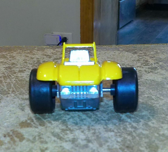 vintage structo weird wheels yellow hot rod car in very good shape used ...