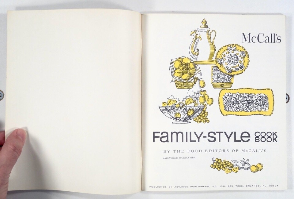 1965 McCall's FAMILY-STYLE COOKBOOK mid-century RECIPES FOR KIDS ...