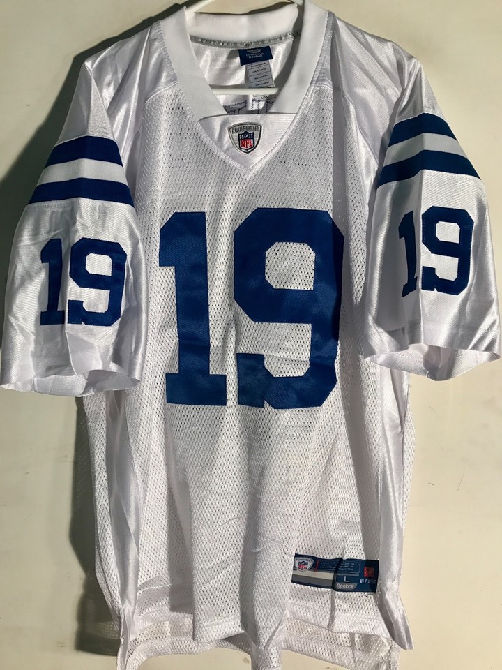 Reebok Premier NFL Jersey Baltimore Colts Johnny Unitas White sz S | eBay