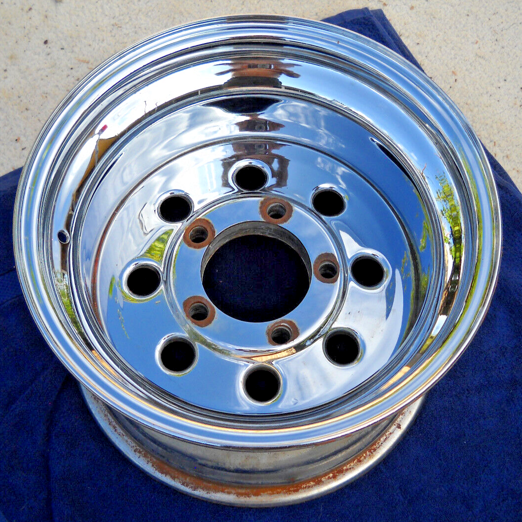 Custom Built Steel Wheels Slotted Steel Wheel (White) VW 5 Bolt