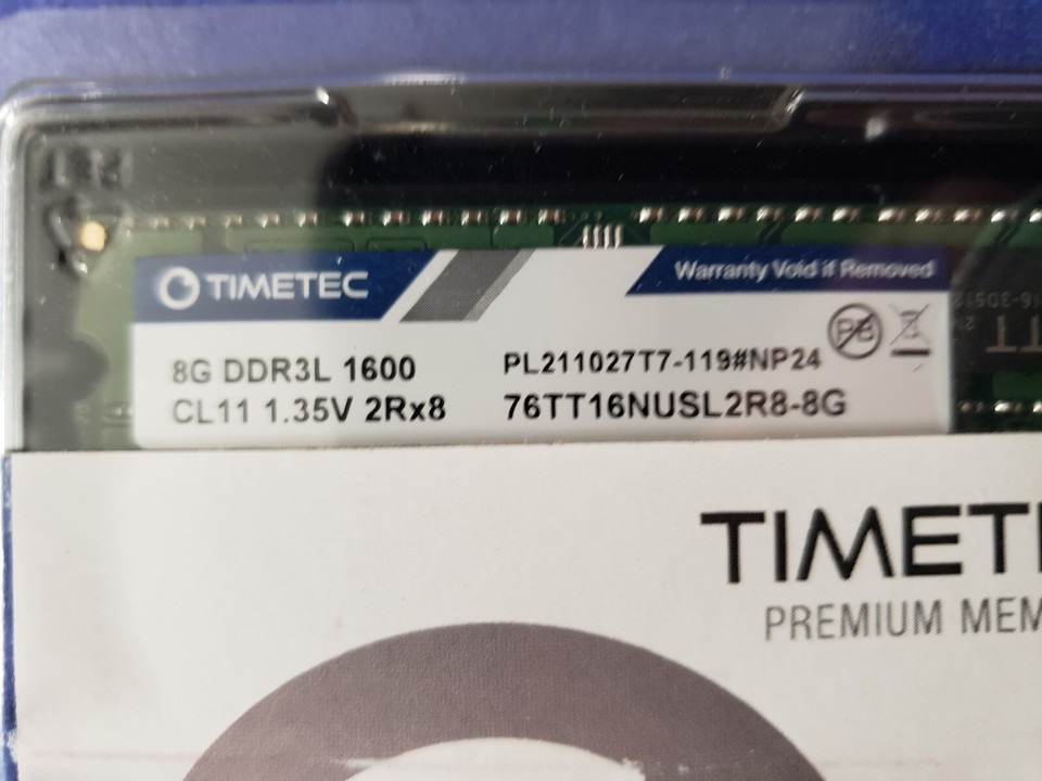 Timetec 16GB KIT(2x8GB) DDR3L / DDR3 1600MHz (DDR3L-1600) | eBay