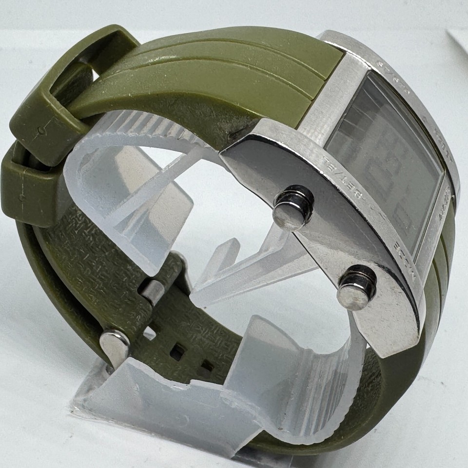 Arnette Digital Quartz Watch Men 50m Steel Rectangle Alarm Chrono New ...