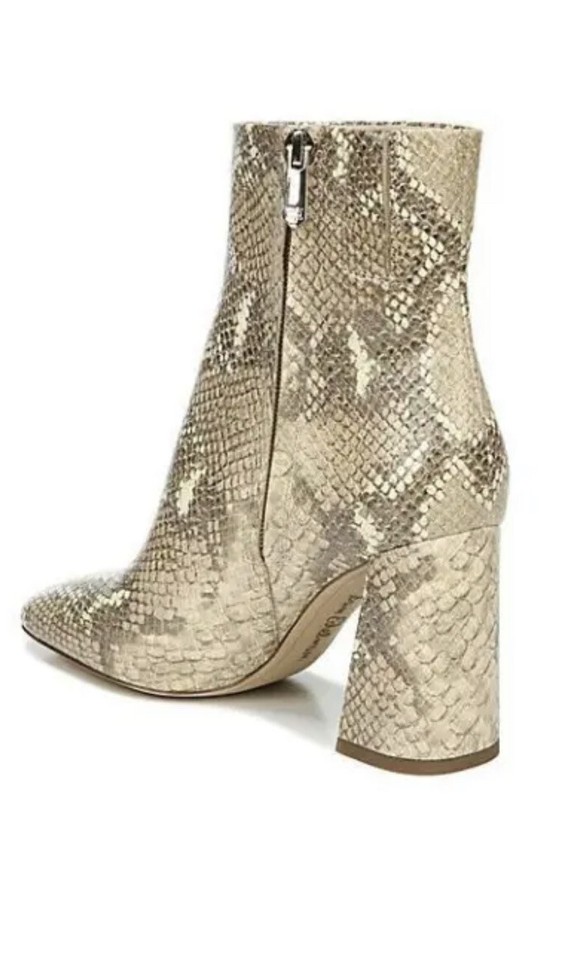 NEW! Sam Edelman Snake Print Heeled Ankle Boots - Codie $170 | eBay