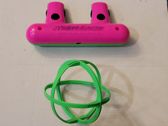 Kidpower String Racer Vintage 80s 90s Flying Zip Line Gravity Toy for ...