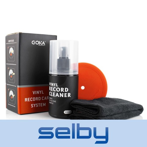 Vinyl Record Cleaning Kit 3 in 1 with Cloth, Spray & Label Protector GK ...